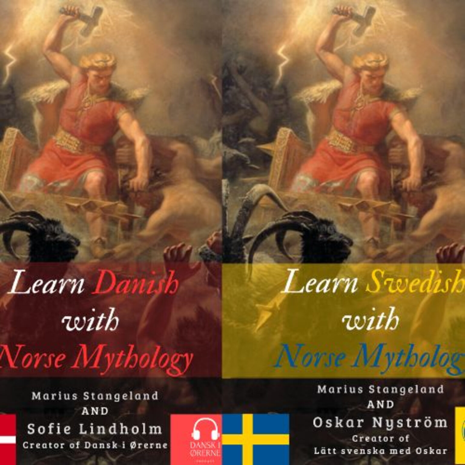 Learn Swedish and Danish with Norse Mythology – Lær norsk nå
